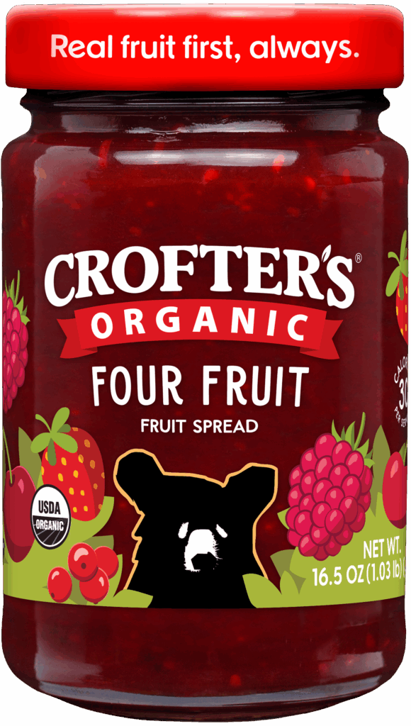 Organic Four Fruit Jam | Crofter's Organic